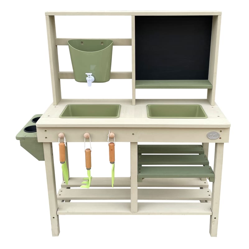 AXI Sev Sand & Water Play Kitchen Grey/Green | A031.039.00
